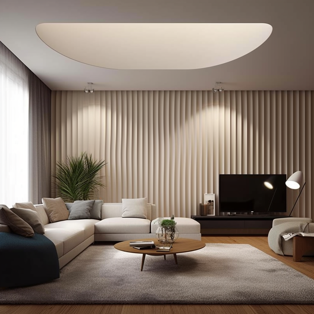 Tv Background Wpc Fluted Wall Panel Wall Pladding from China ...